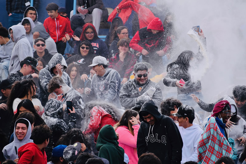 Winter Sports Assembly Blows In The Wind – Pueblo High School